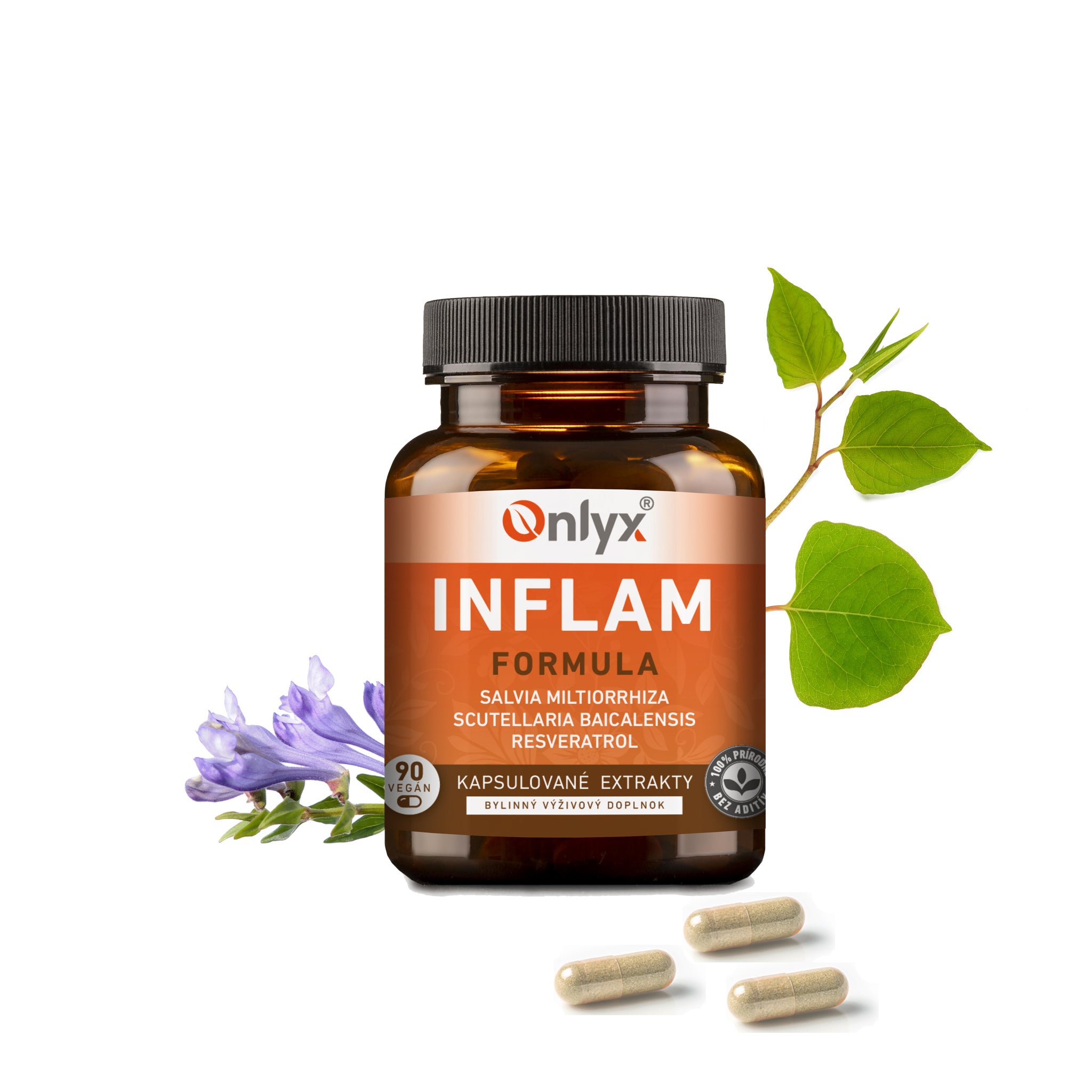 INFLAM | bylinná extraktová formula - kapsulová - E01